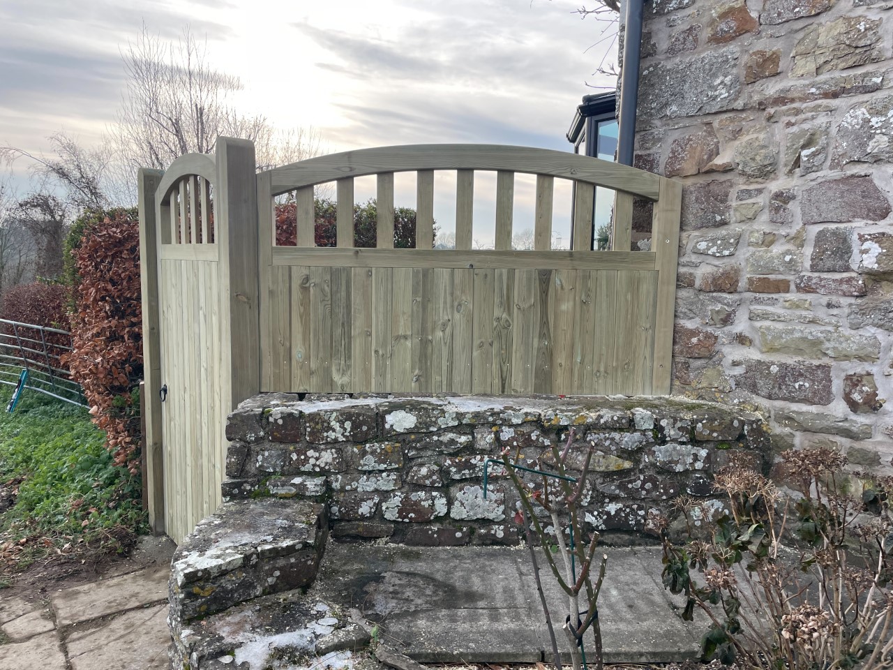 Driveway Protection Posts & Pedestrian Gates - The Torridge Gates Blog