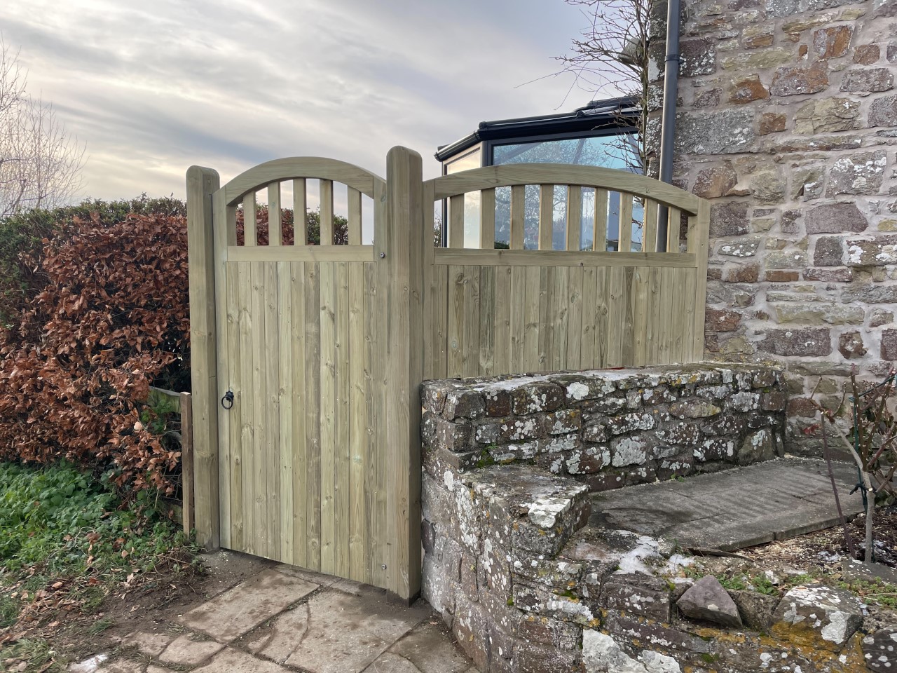 Driveway Protection Posts & Pedestrian Gates - The Torridge Gates Blog